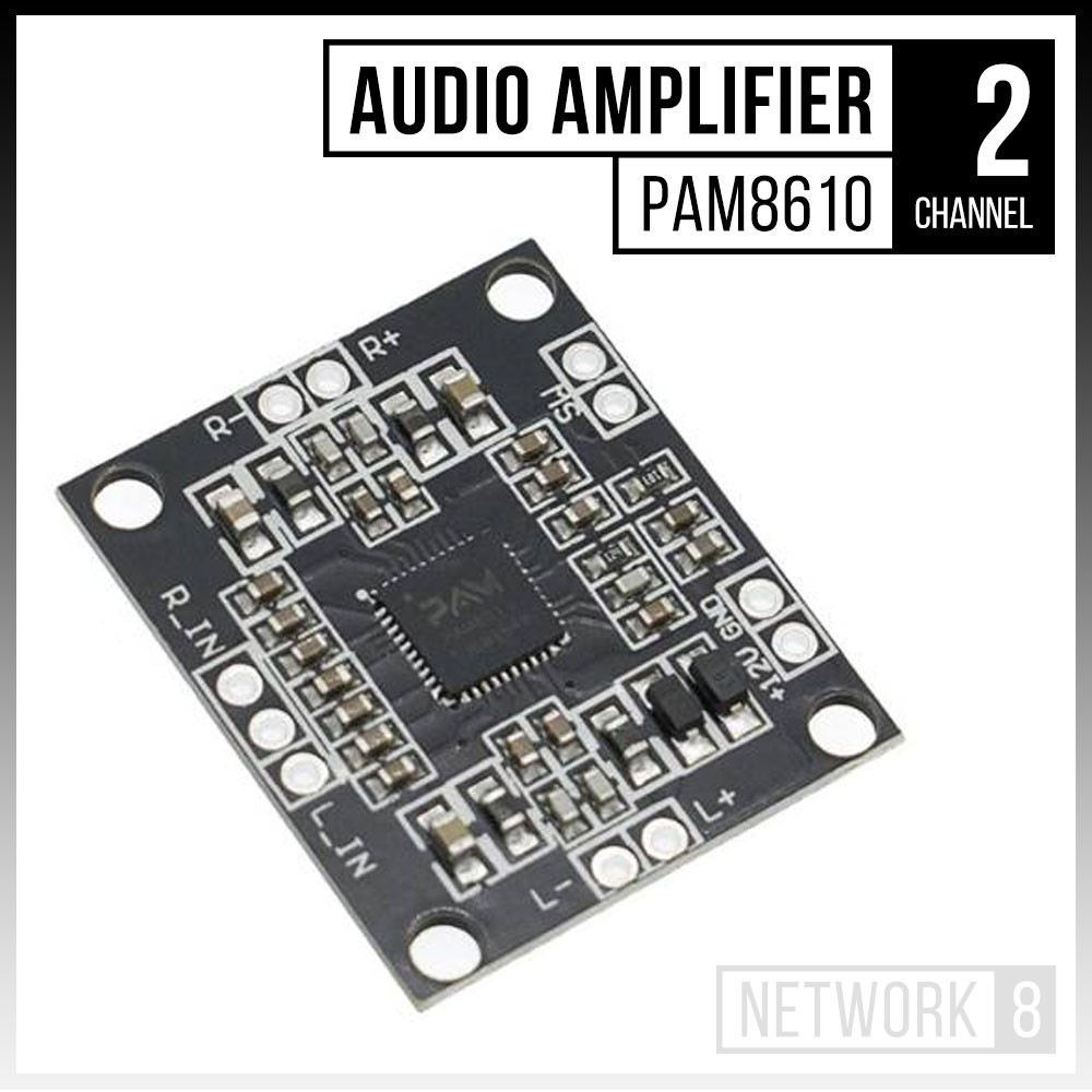 Jual MODUL AUDIO AMPLIFIER AMPLI PAM8610 PAM 8610 MINI AUDIO 2 CHANNEL ...
