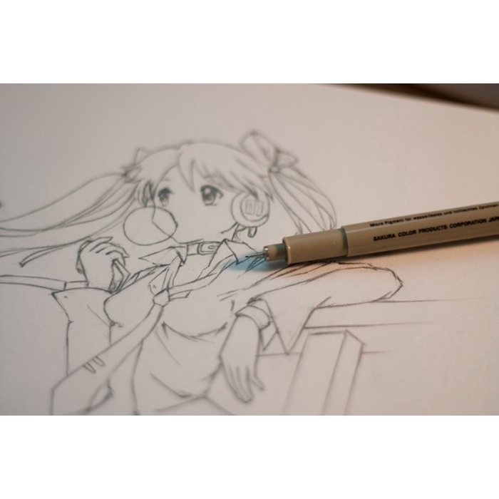 Jual set-art- sakura pigma micron manga drawing set -art-set. | Shopee ...