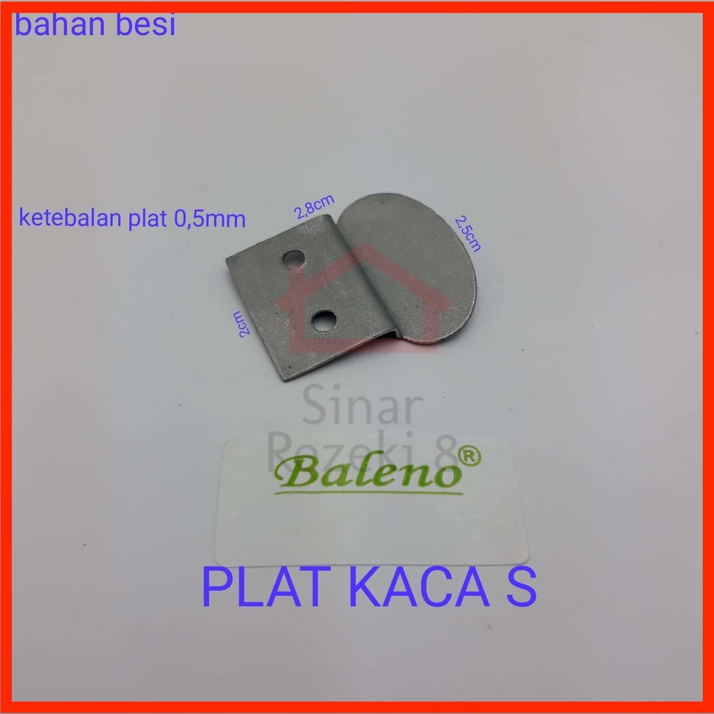 Jual Plat Kaca S / Penahan Klem Besi Jepit Jepitan Z Jepitan Siku Kaca ...