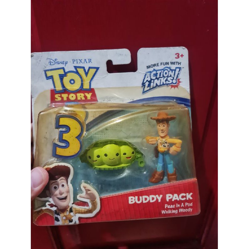 Jual Toy story buddy pack laser buzz lightyear sparks peas in a pod ...
