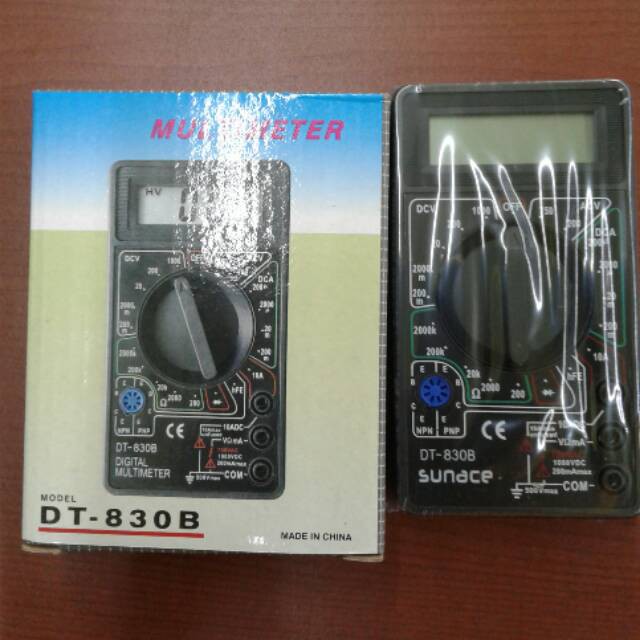 Jual MULTIMETER AVOMETER MULTITESTER DIGITAL KLOPP DT-830B /DM-01 ...