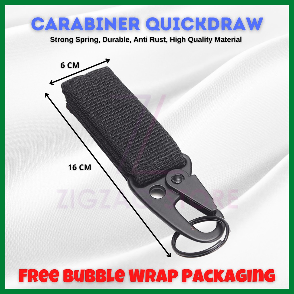 Jual Carabiner Military Quick draw / Gantungan Carabiner | Shopee Indonesia