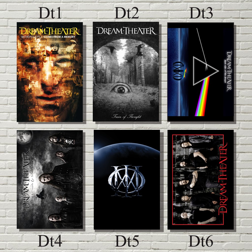 Jual POSTER BAND DREAM THEATER / DEKORASI DINDING | Shopee Indonesia