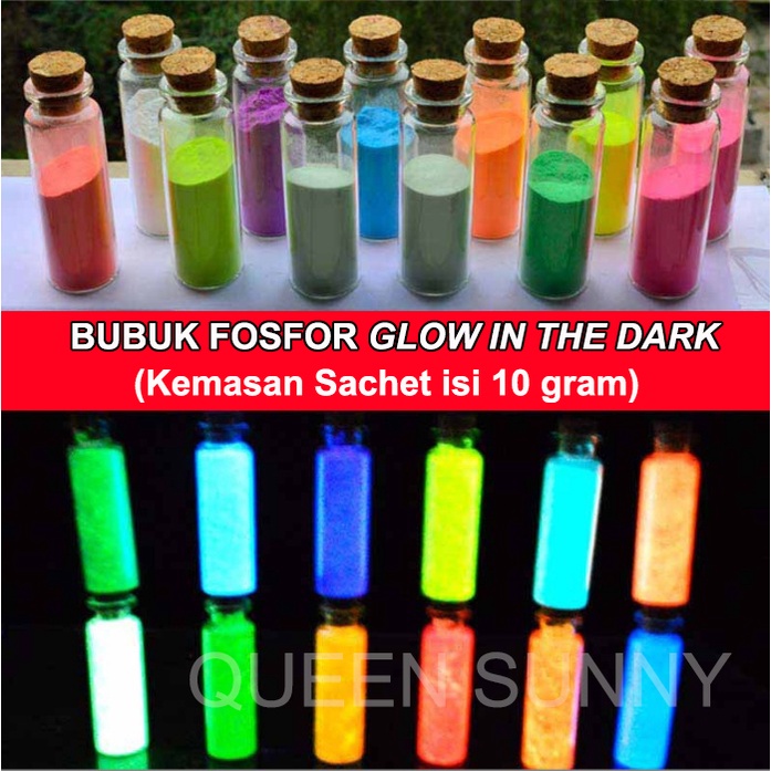 Jual Bubuk fosfor glow in the dark paint serbuk fosfor in the dark ...