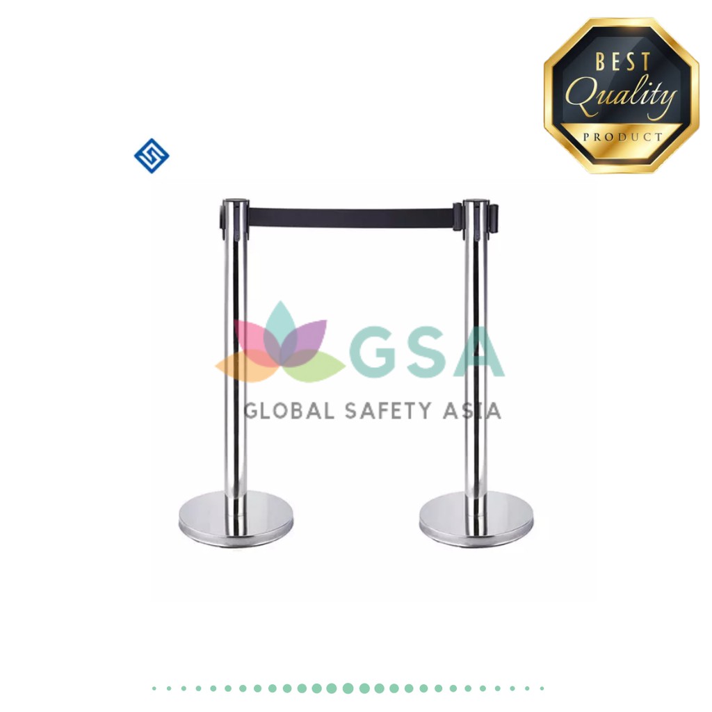 Jual Queue Line Standing Barrier Tiang Antrian Railing Stand Pembatas ...