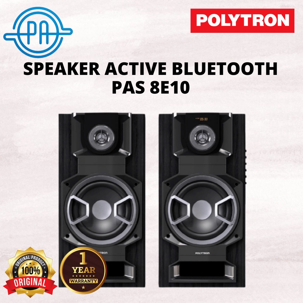 Jual SPEAKER AKTIF BLUETOOTH POLYTRON PAS 8E10 PAS8E10 NEW | Shopee ...