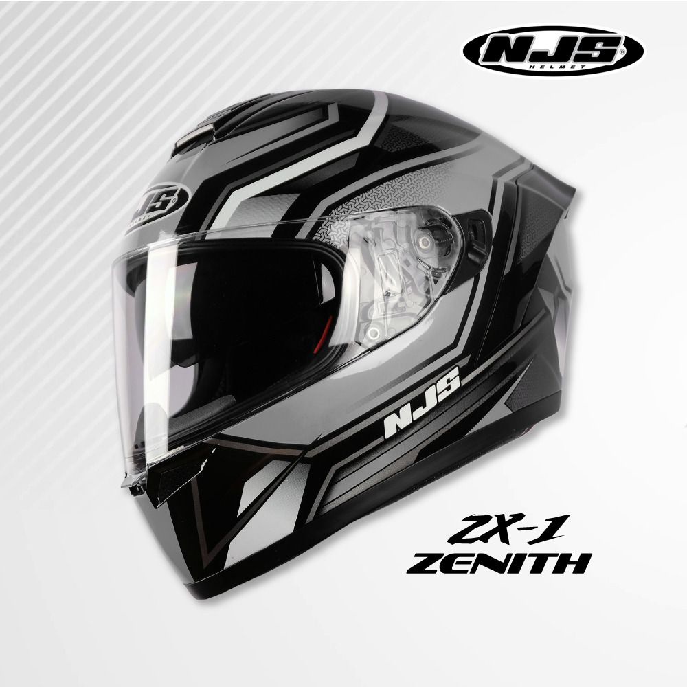 Jual HELM NJS ZX-1 MOTIF ZENITH NJS ZX1 HELM ZX1 FULLFACE | Shopee ...