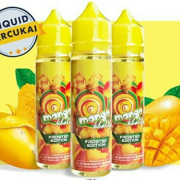 Jual LIQUID MANGO KHALIFA | FROSTED EDITION 3MG 6MG 60ML E-LIQUID VAPE ...