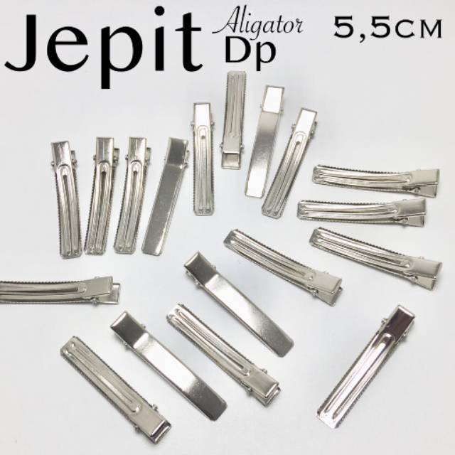Jual 5,8cm Jepit Buaya Ali DP Aligator double prong 12 pcs | Shopee ...
