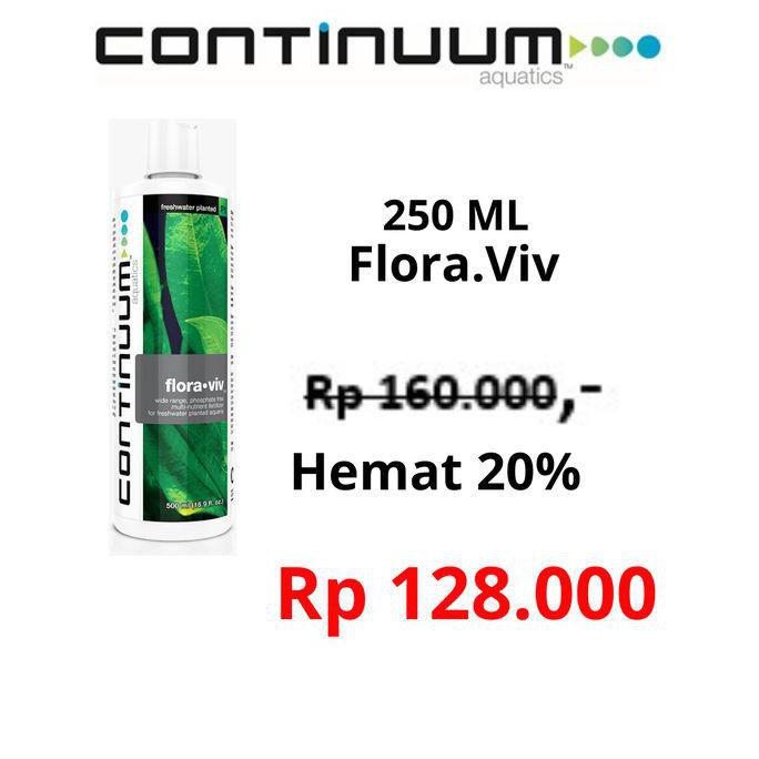Jual Promo 20% Continuum Flora Viv Freshwater 250 Ml Fertilizer / Pupuk ...