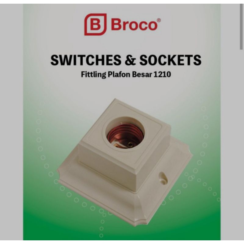 Jual Fitting Plafon Broco kotak 1210 | Shopee Indonesia