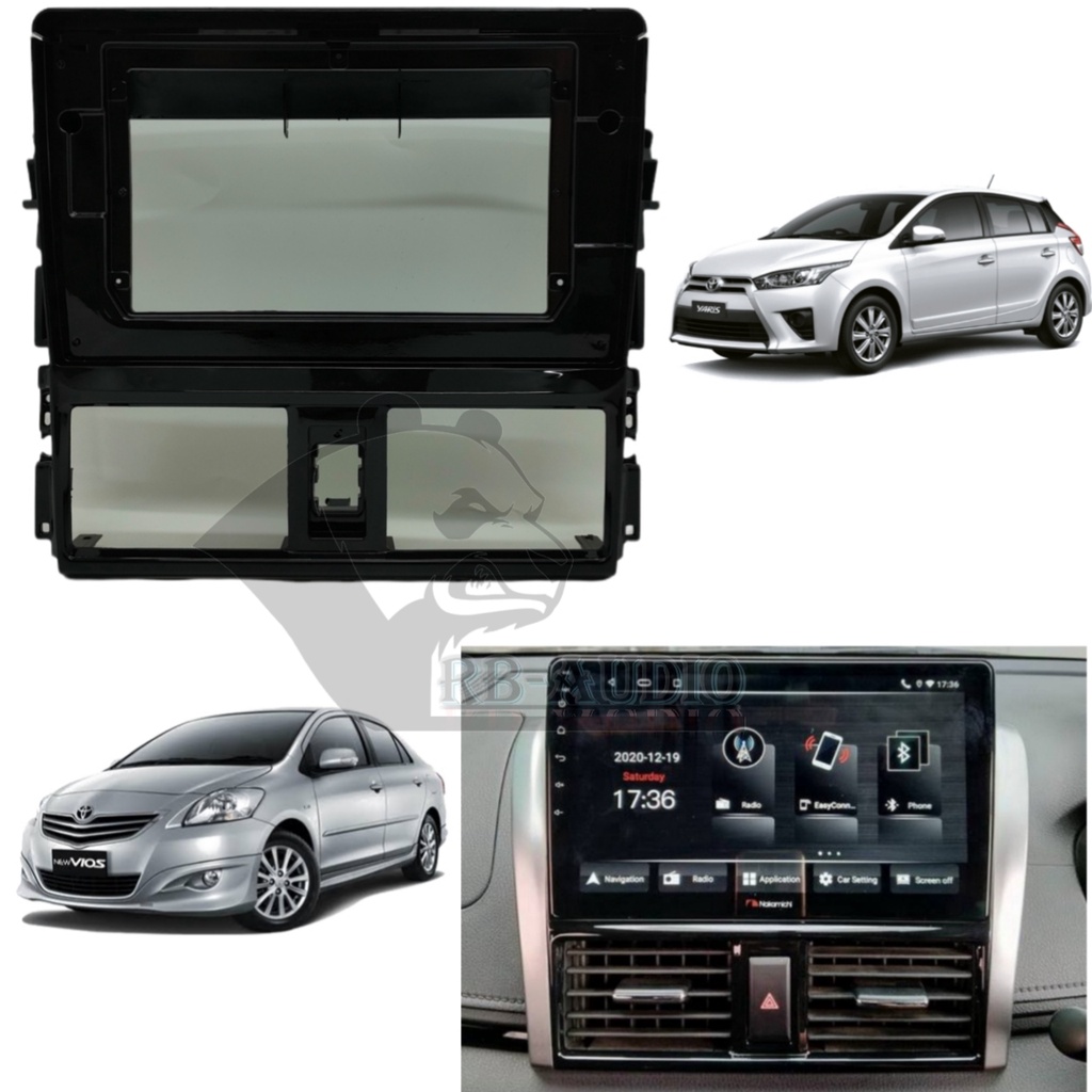 Jual Frame Head Unit Android All New Yaris - New Vios 2013 - 2017 10 ...