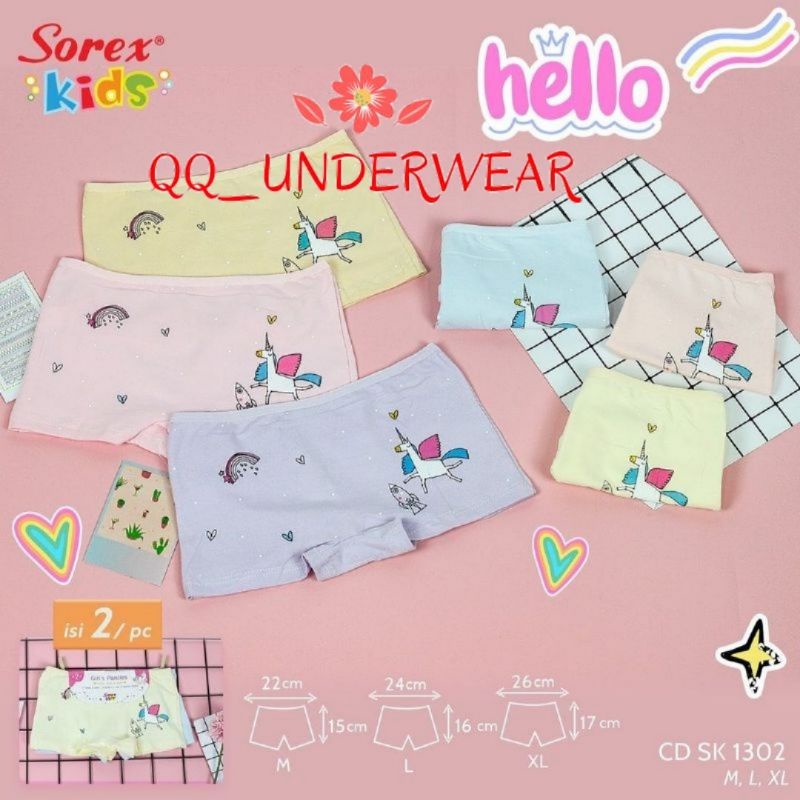 Jual Cd Celana Dalam Anak Perempuan Sorex Katun Lembut / Sorex Kids | Shopee Indonesia
