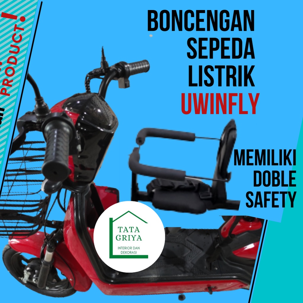Jual Kursi Boncengan Sepeda Listrik Depan Bisa Untuk Semua Sepeda ...