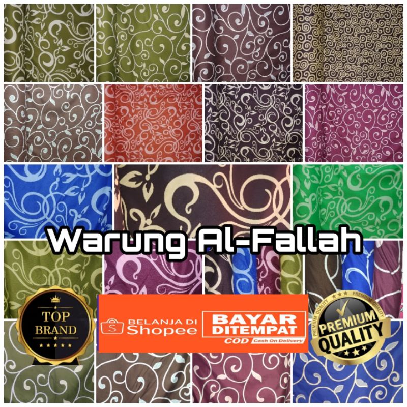 Jual Kain Sprei Kasur Sofa Bantal Guling Meteran Motif Bunga Kangkung ...