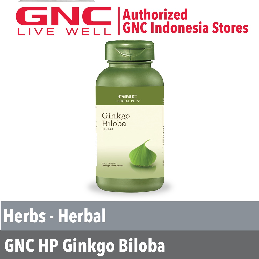 Jual GNC HP Ginkgo Biloba - 100 Kapsul (194720) | Shopee Indonesia