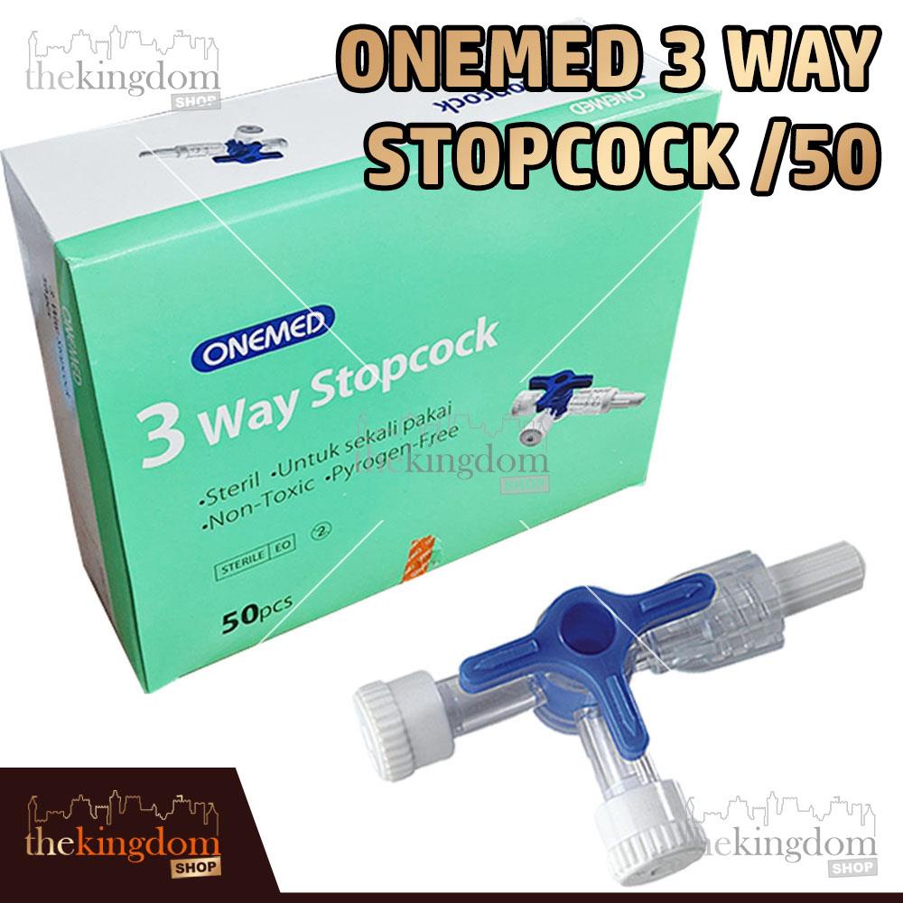 Jual Onemed 3 Three Way Stopcock /50 Infus Conector ThreeWay Stop Cock | Shopee Indonesia