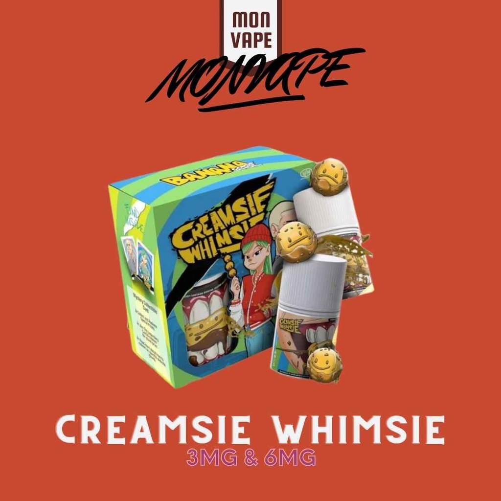 Jual CREAMSIE WHIMSIE BANANA 60ML BY VEM JUICE X IVAN IBRAHIM E-LIQUID ...
