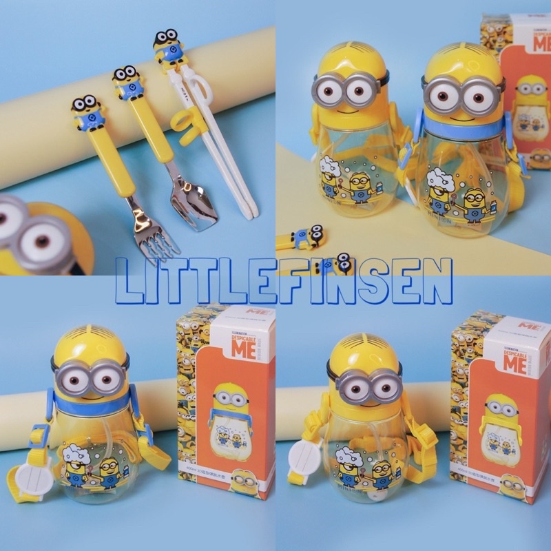 Jual sendok minion/botol minion/training chopstik anak/botol sedot ...