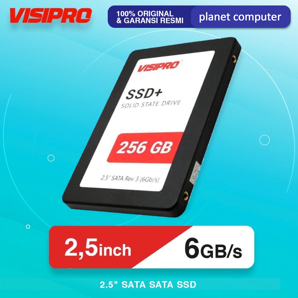 Jual SSD VISIPRO 256GB 2,5" SATA GARANSI RESMI | Shopee Indonesia