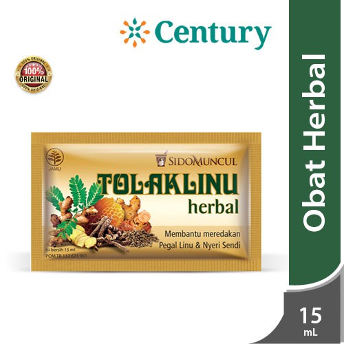 Jual Tolak Linu Cair 1 sachet Herbal Alami - Pegal Linu Nyeri Sendi ...