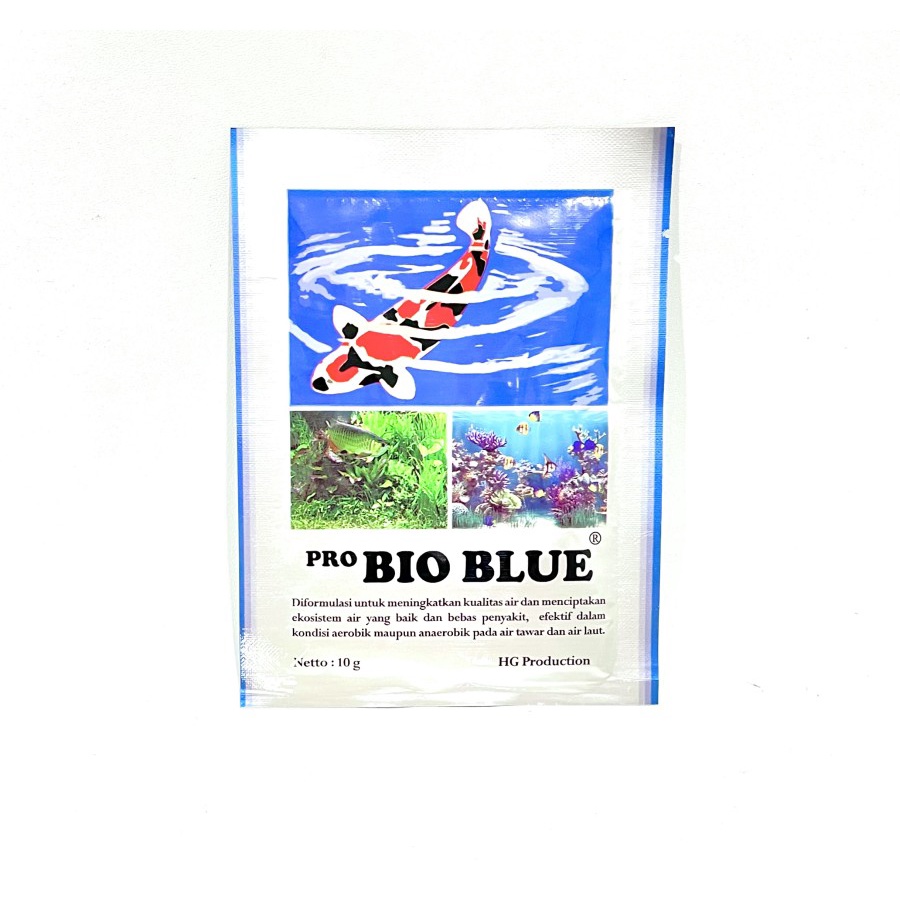 Jual PRO BIO BLUE 10 GR 10GR Bakteri Penjernih Pengurai Aquarium Kolam ...
