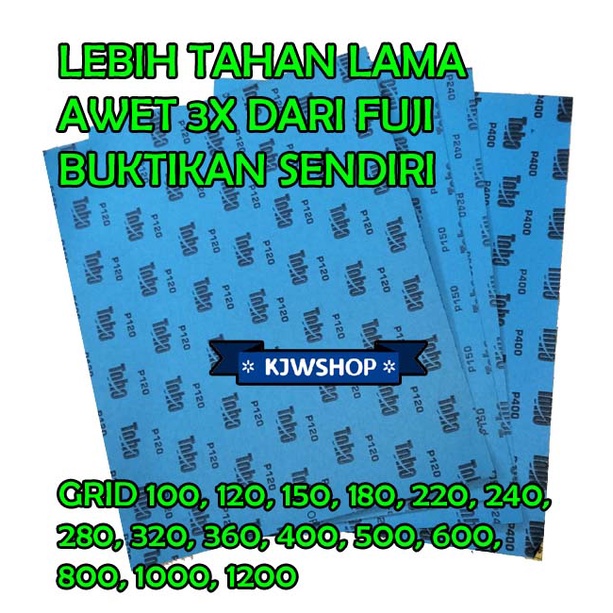 Jual Kertas Gosok Waterproof TOHO Amplas Lembaran TOHO Amplas Tahan Air ...