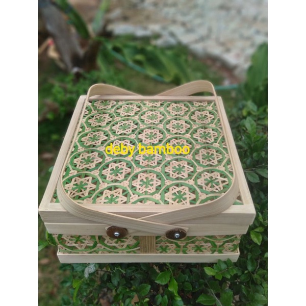 Jual RANTANG BAMBU anyaman truntum | Shopee Indonesia