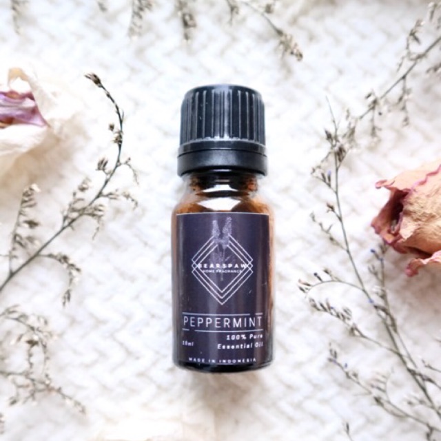 Jual Peppermint Essential Oil 10ml Minyak Atsiri Peppermint Pure Murni 100% Esensial Oil ...