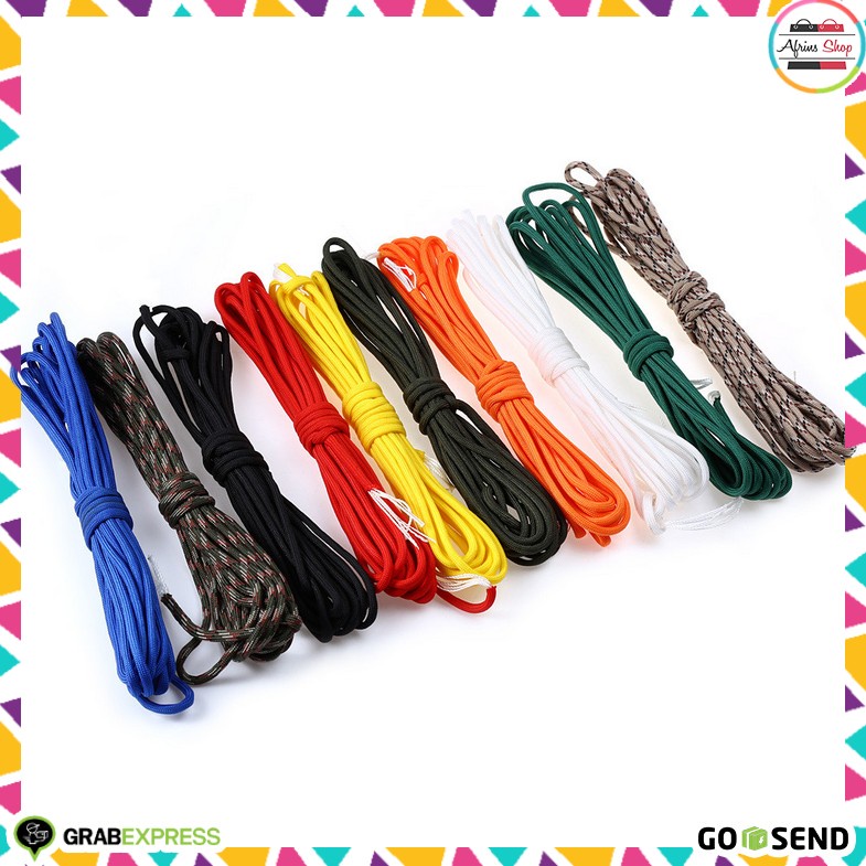 Jual Tali Paracord 7 Serat Tali Camping Tali Panjat Tebing 31 Meter ...