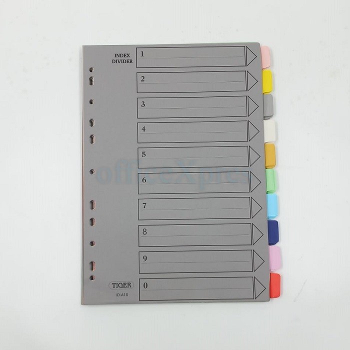 Jual Pembatas Binder 12 Warna/ Divider Ordner 10 Warna / Pembatas Odner ...