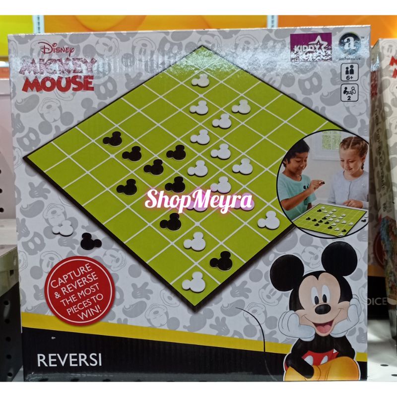 Jual Kiddy Fun Board Game Mainan Keluarga Reversi Mickey Mouse | Shopee Indonesia