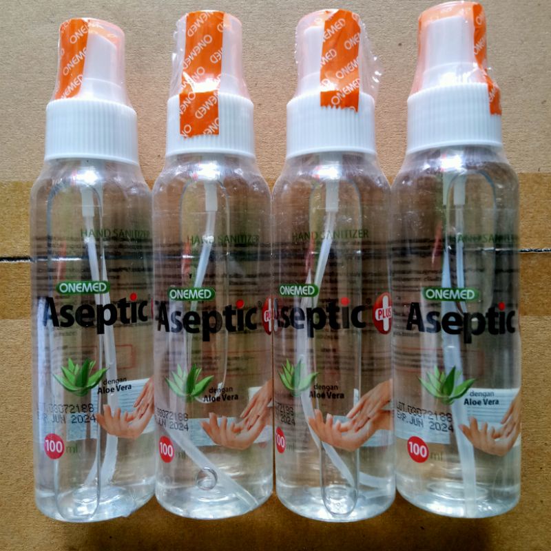 Jual Aseptic Plus Hand Sanitizer Spray Onemed 100 ml | Shopee Indonesia