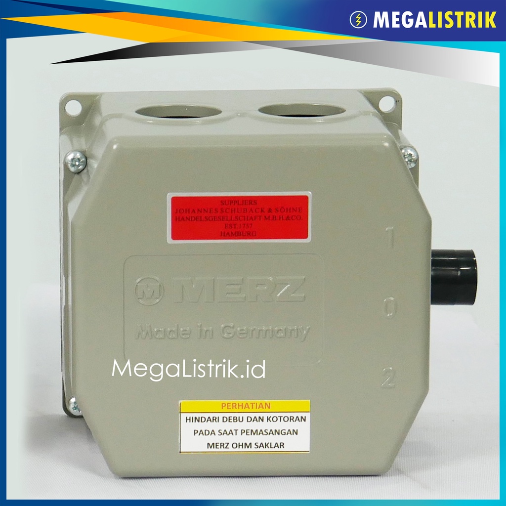 Jual MERZ GZ 1-0-2 3P 32A OHM SAKLAR CAM / CHANGEOVER SWITCH / HANDLE ...