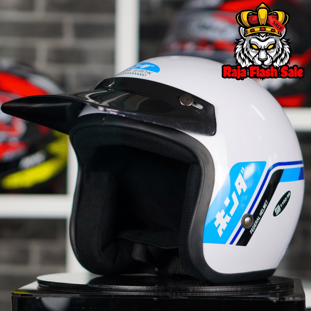Jual HELM HONDA GANK GL SERIES RETRO STANDARD SNI | Shopee Indonesia