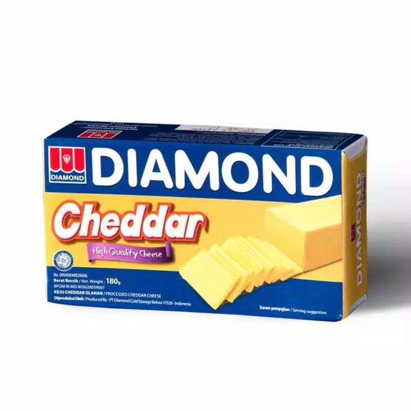Jual Diamond Keju Cheddar 180 g | Shopee Indonesia