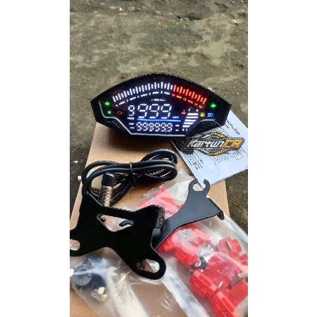 Jual Spidometer digital GPX type V1 dan V2 lengkap dengan kabel sensor ...