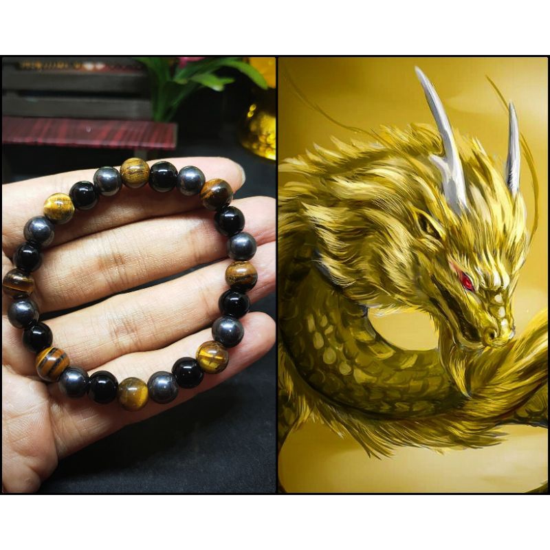 Jual Edisi Special Gelang Spirit Conjure Gold Dragon Kerejekian ...