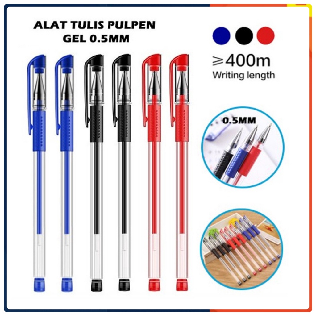 Jual BOLPEN || PULPEN GEL || PENA GEL MIMI 0.5MM INTERNATIONAL STANDARD ...