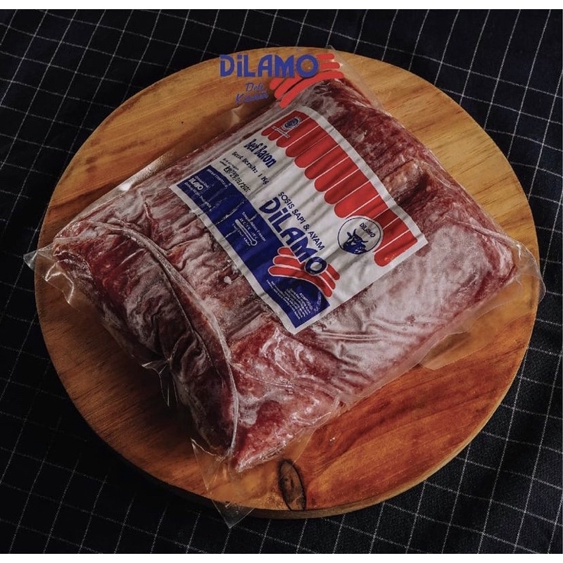 Jual Jual BEEF BACON DILAMO 250 gram harga retail kualitas premium ...