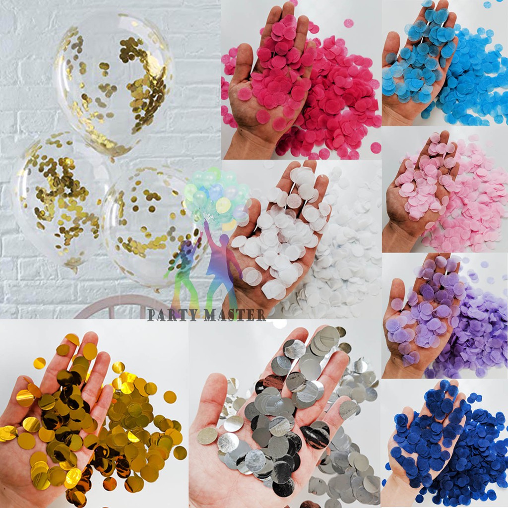 Jual PartyMaster Isi Confetti Balon (Hanya Isi Saja) | Shopee Indonesia
