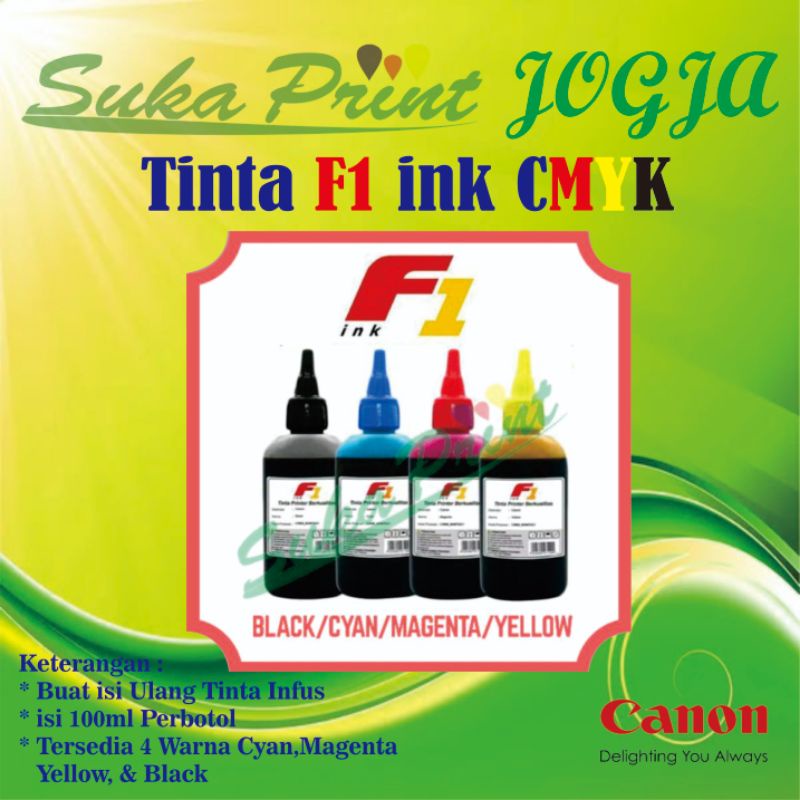 Jual Tinta F1 ink CMYK for Canon | Shopee Indonesia