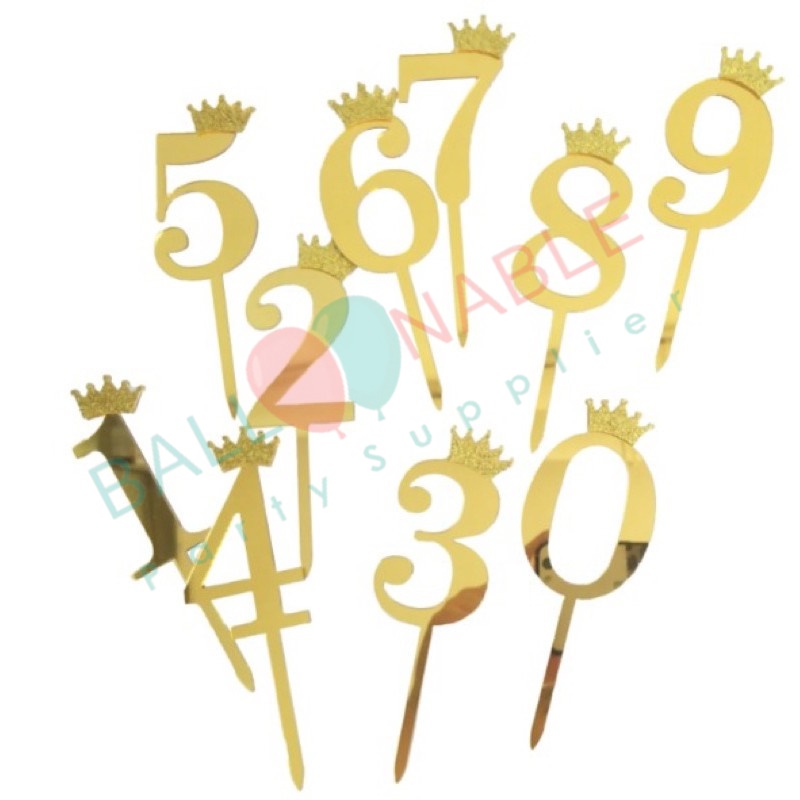 Jual Cake Topper Akrilik Angka | Shopee Indonesia