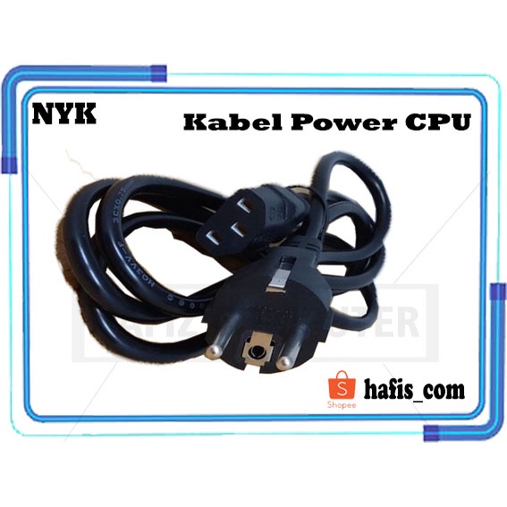 Jual Kabel Power CPU 1.5M & 3M NYK kualitas terbaik | Shopee Indonesia