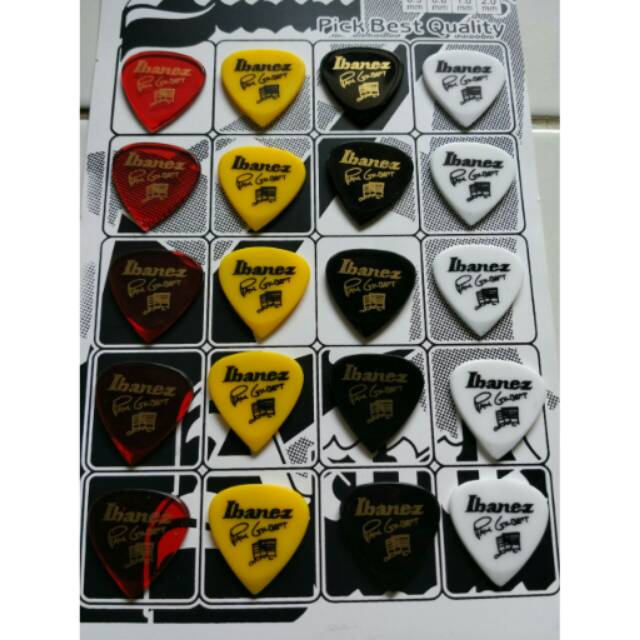 Jual Pick Gitar 2mm Selembar 20 biji Segitiga Triangel | Shopee Indonesia
