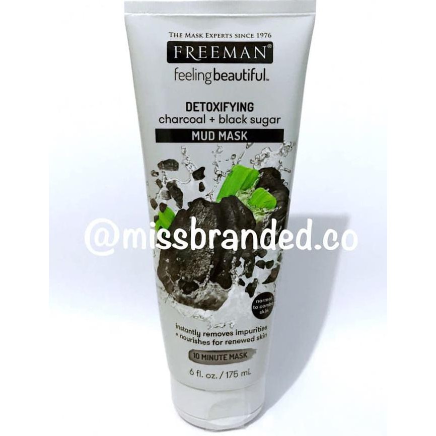 Jual Freeman Charcoal & Black Sugar Mud Mask 175ml | Shopee Indonesia