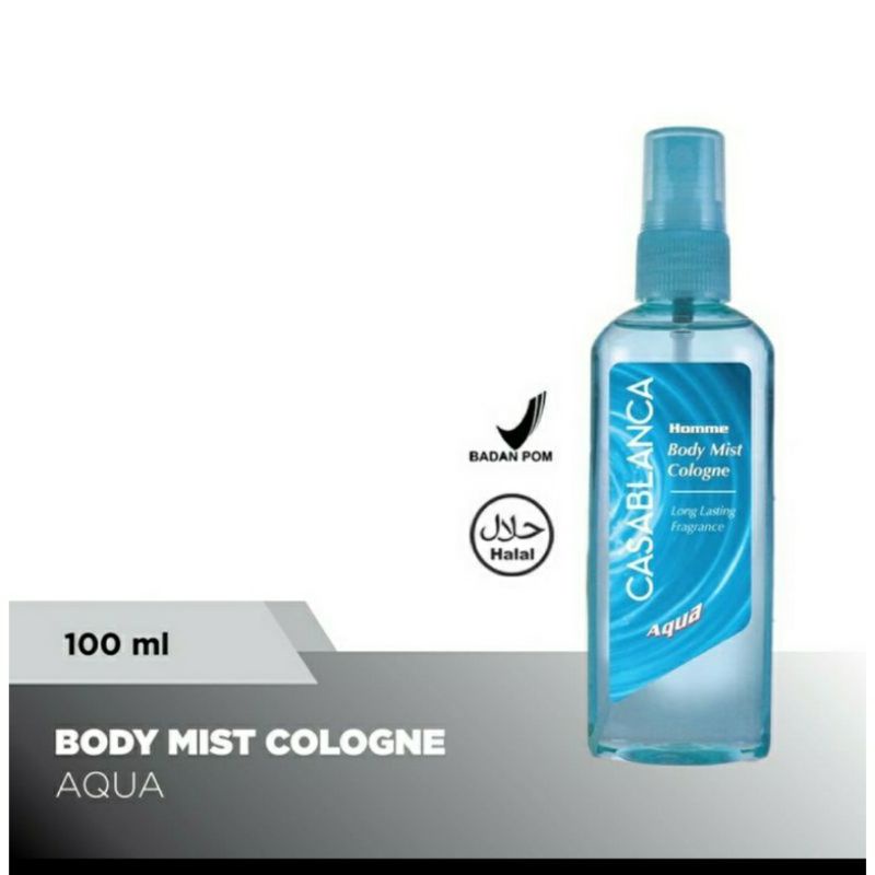 Jual CASABLANCA BODY MIST COLOGNE BLUE 100ML | Shopee Indonesia