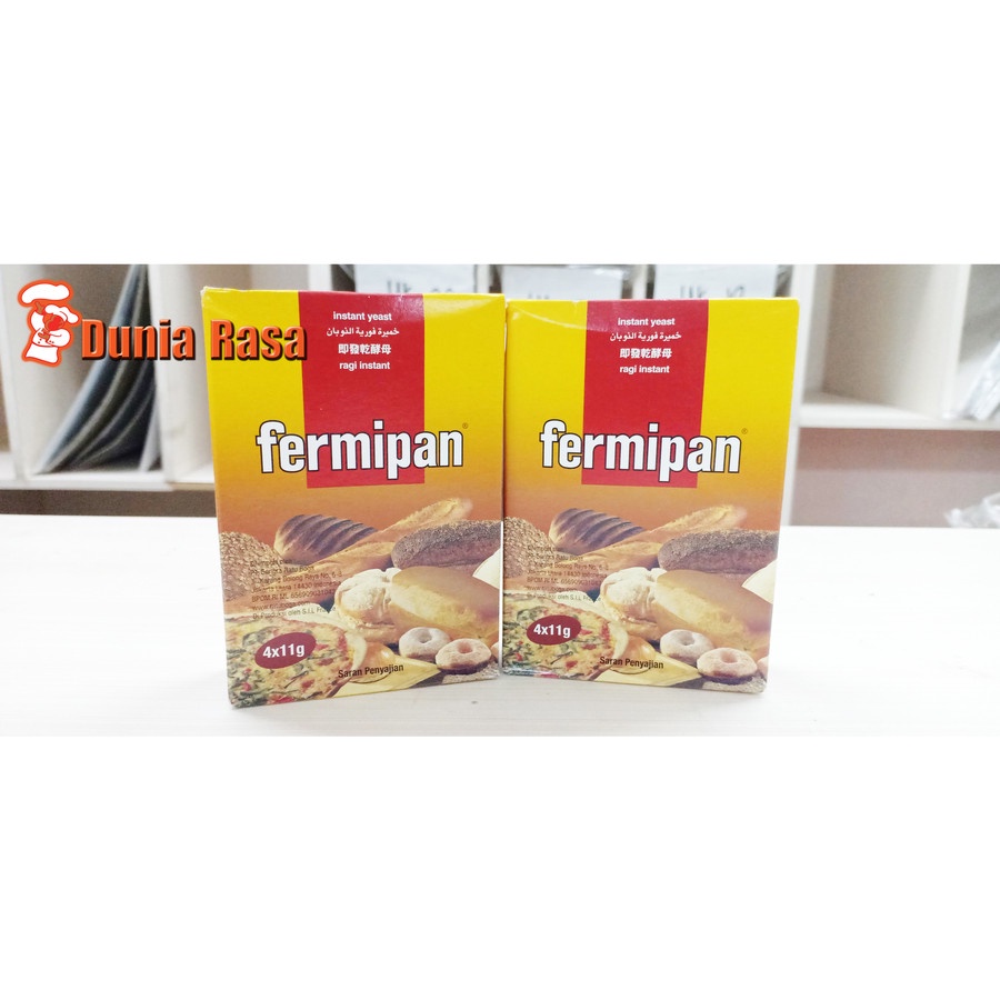 Jual Ragi instant Fermipan 44gr (1 box isi 4pcs) | Shopee Indonesia