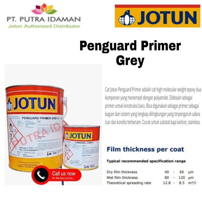 Jual JOTUN CAT EPOXY / PENGUARD PRIMER GREY 5 LTR / 2 KOMPONEN / CAT EPOXY Termurah | Shopee ...
