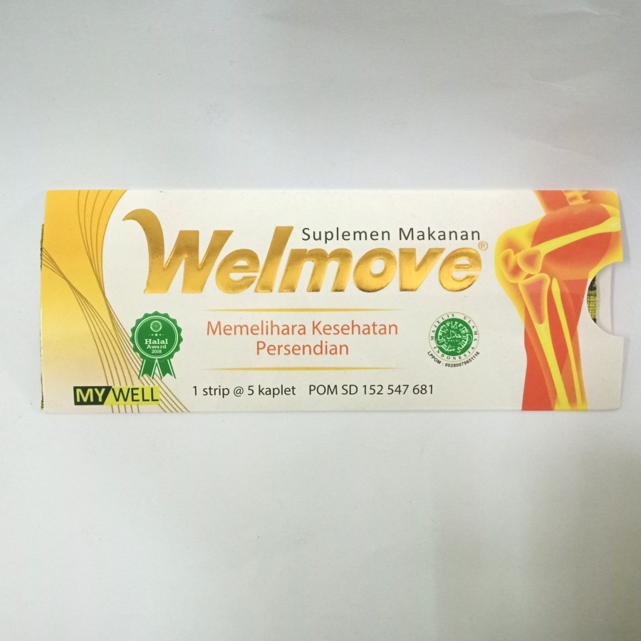 Jual WELMOVE vitamin sendi STRIP isi 5 tab | Shopee Indonesia